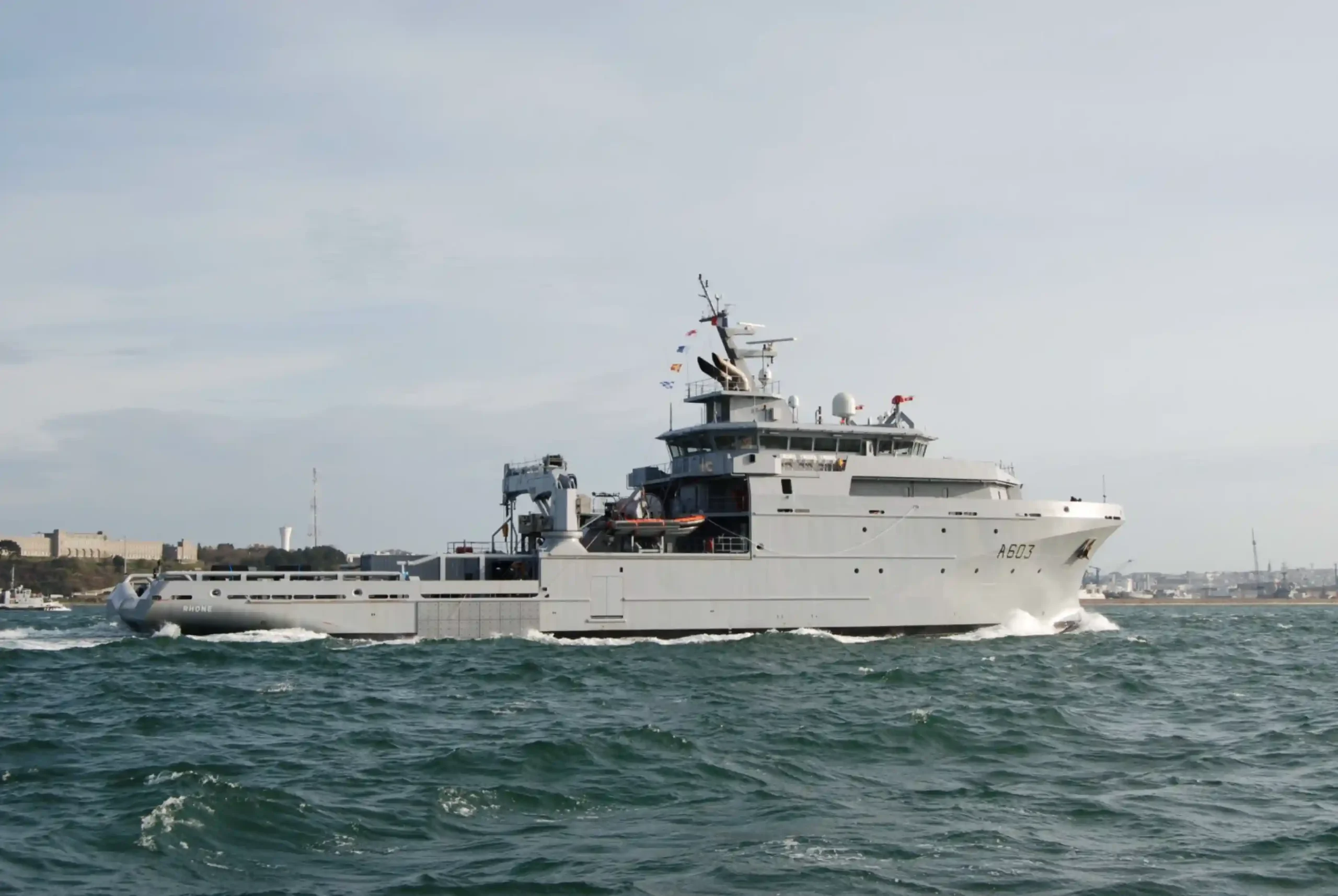 Launching of the BSAH ‘Seine’ and departure of the BSAH ‘Rhône’ for ...